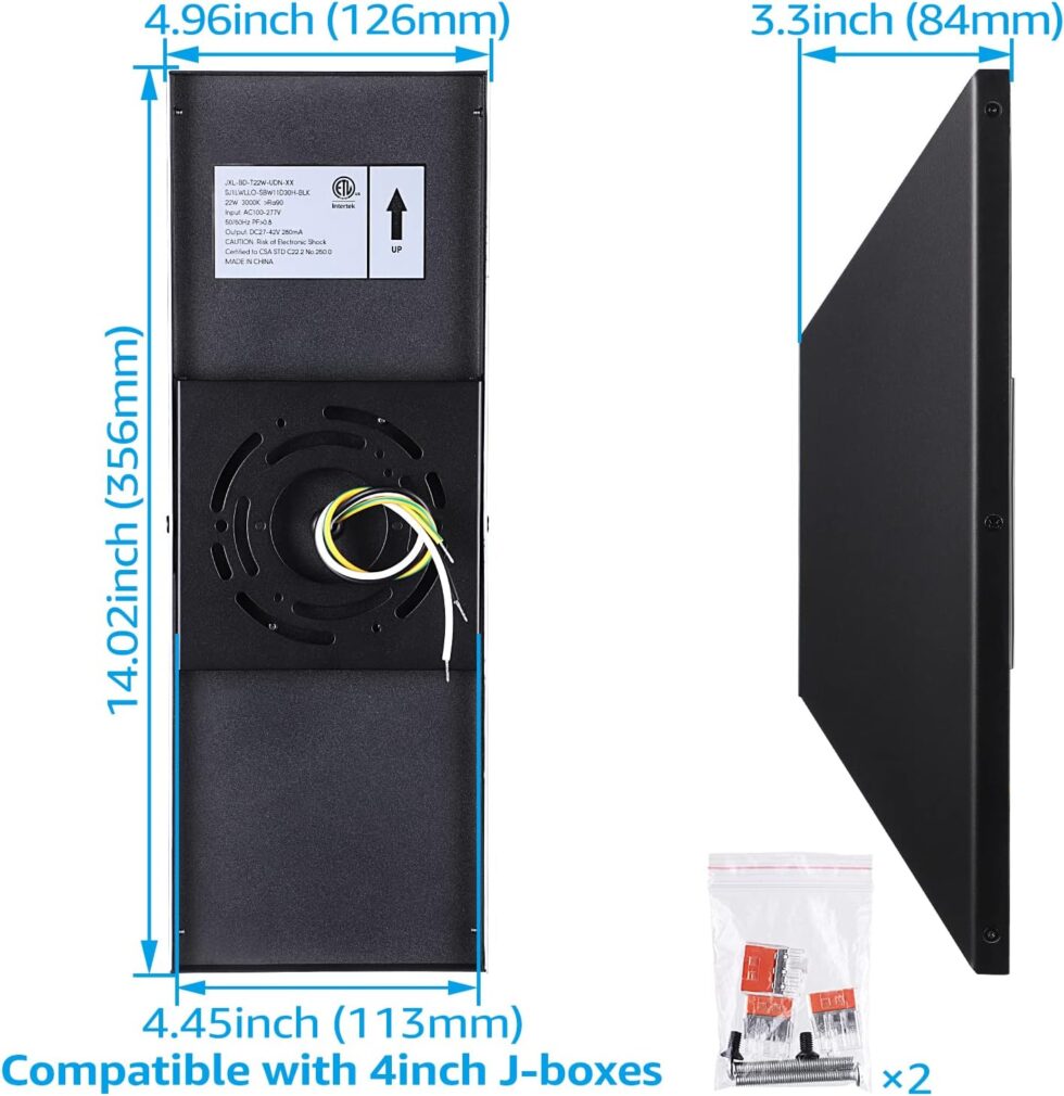 LEONLITE Dimmable LED Up Down Wall Light review - Home and garden Treats